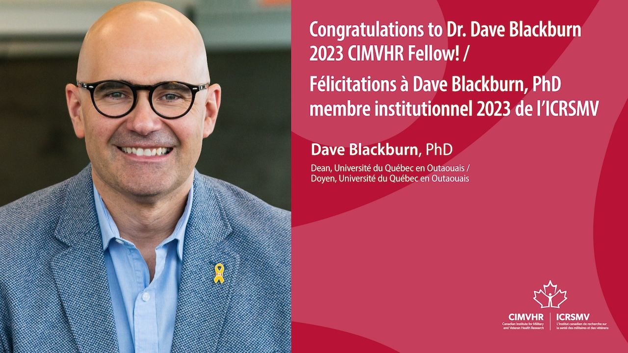 Dave Blackburn devient Fellow de l’Institut canadien de recherche sur ...