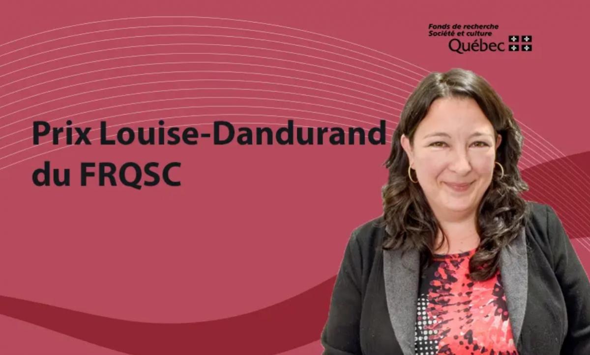 La professeure Judith Émery-Bureau remporte le prix Louise-Dandurand du ...